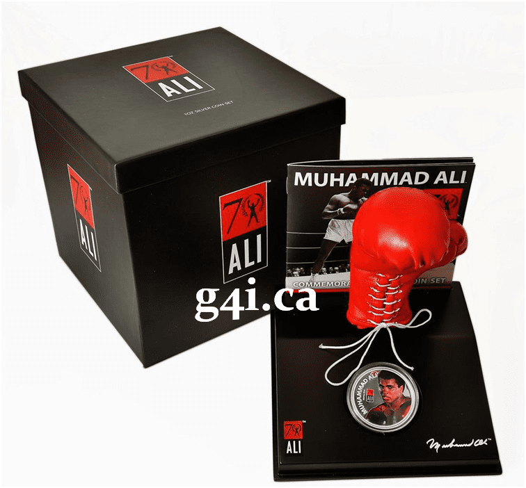 Muhammad Ali Boxer- Silver Coin - COLLECTABLES MARKET